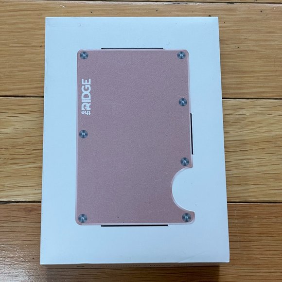 The Ridge | Bags | Brand New Ridge Wallet In Rose Gold With Cavity Tray ...